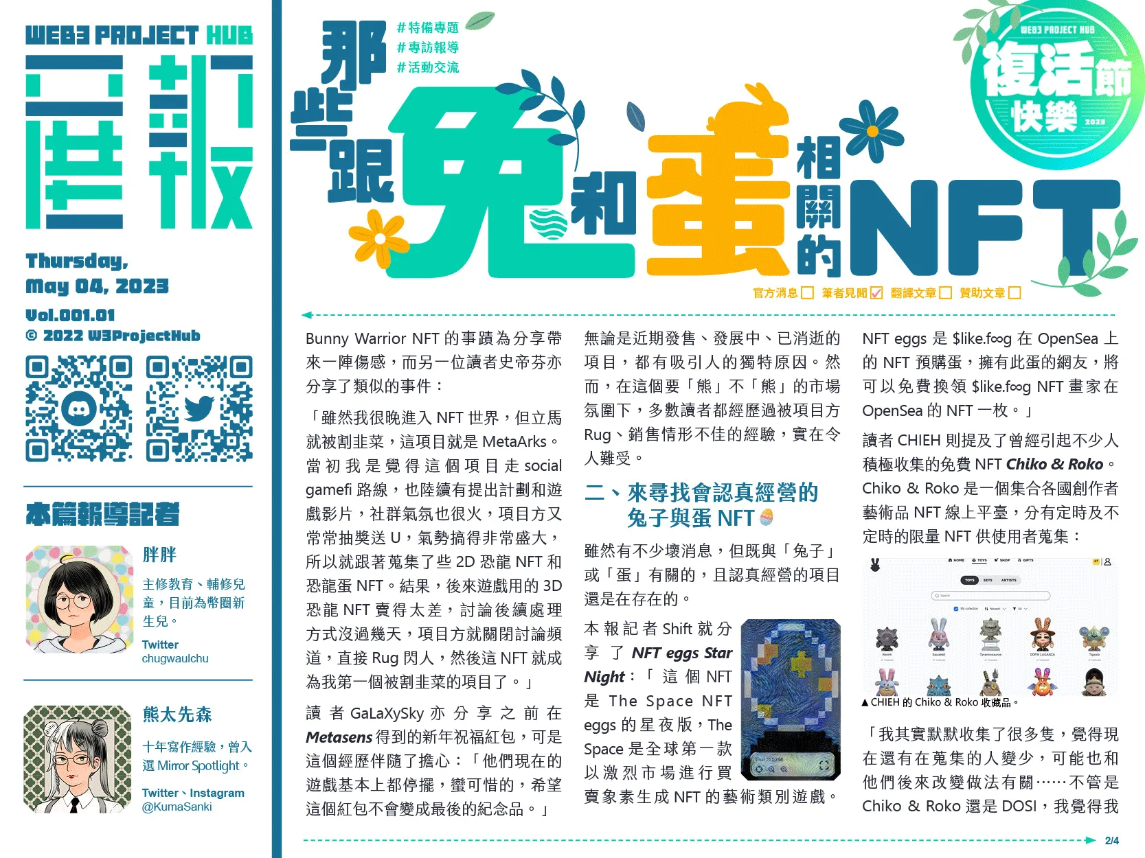 那些跟兔和蛋相關的NFT？ - Collection | OpenSea