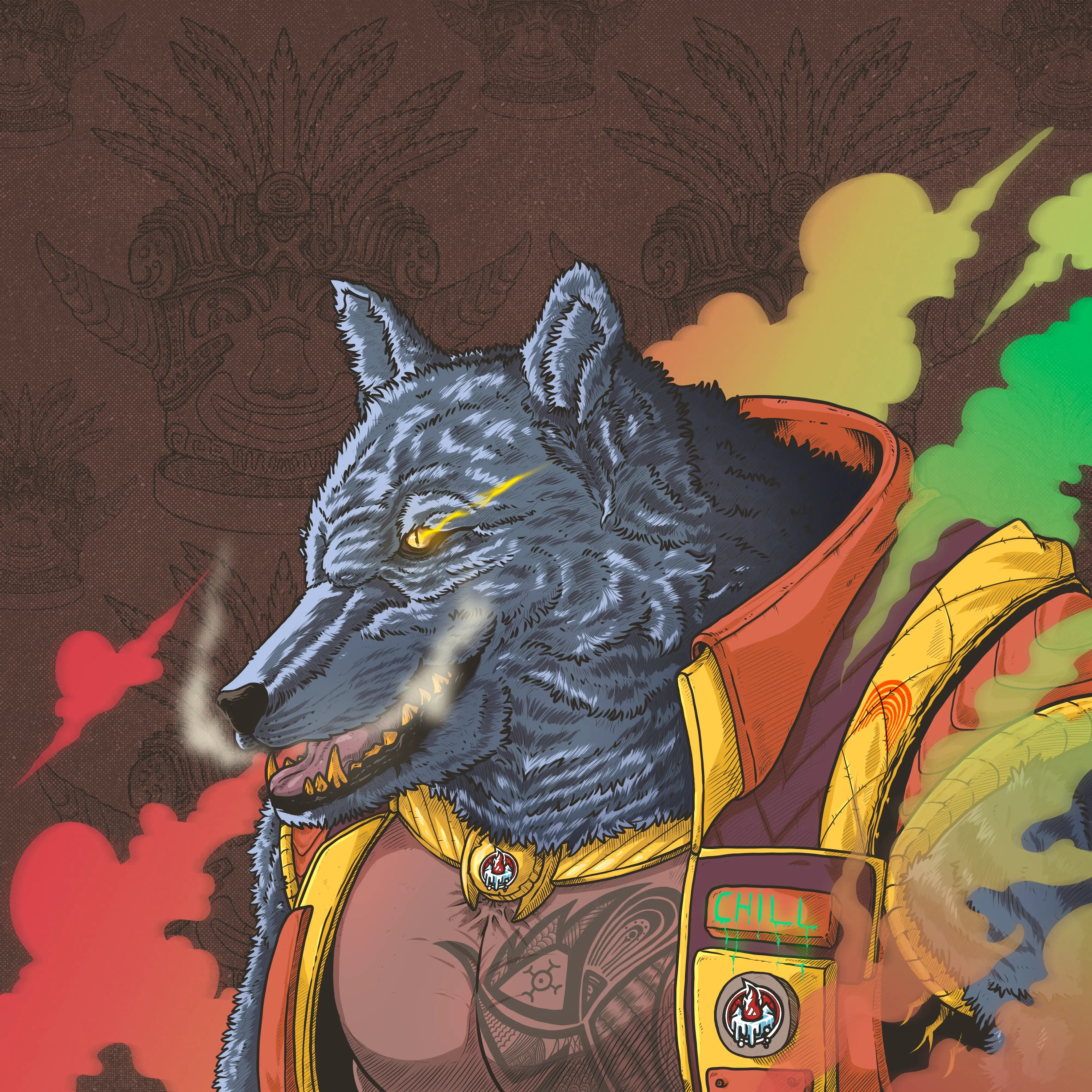 Timelapse video of WolfNochill - Collection | OpenSea