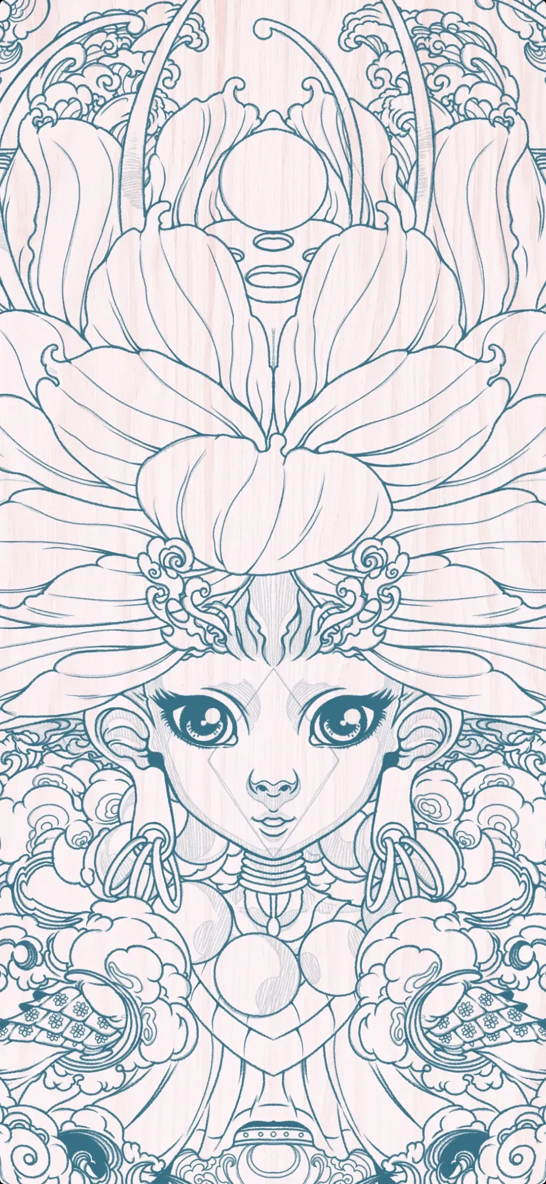 'Symphony' outline version sneak peek. - Collection | OpenSea